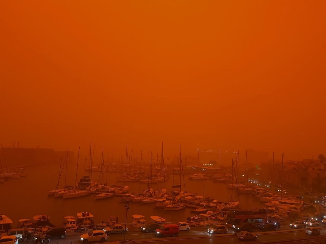 Saharan Dust Storm Turns Crete's Skies Orange-Red: What Happened, Why ...